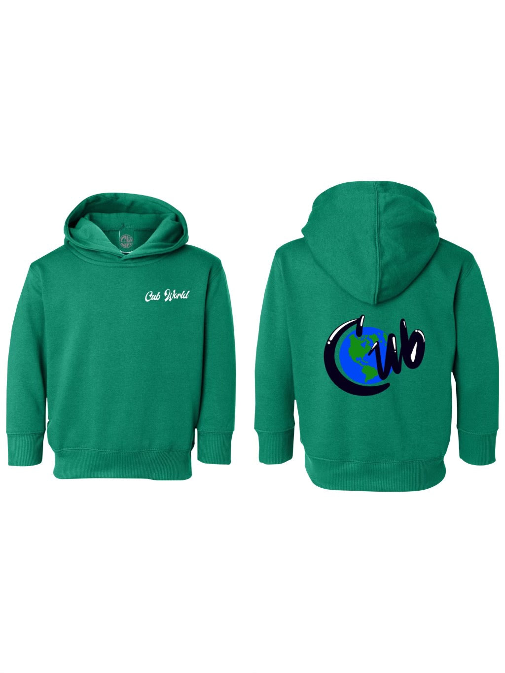 Signature Cub World Toddler Hoody- Kelly Green